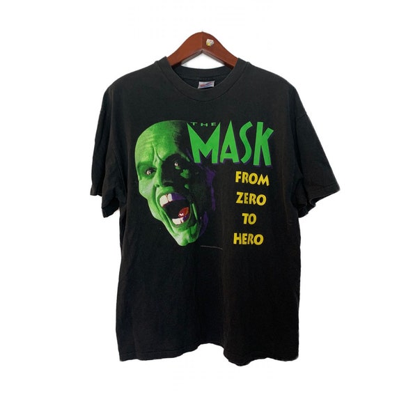 Very Rare 1994 Jim Carey The Mask Movie Promo Tee Siz… - Gem