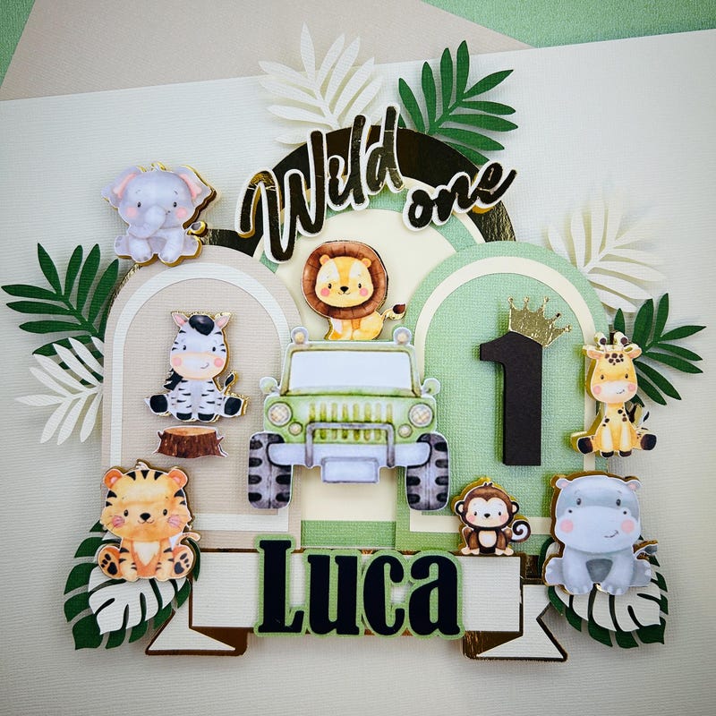 Wild One Cake Topper - Etsy