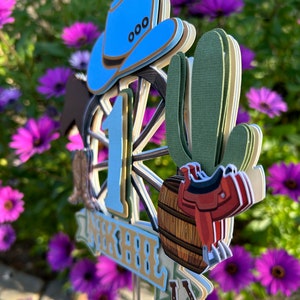 Cowboy Cake Topper | Western Birthday | Cowboy Birthday | Western Cake ...