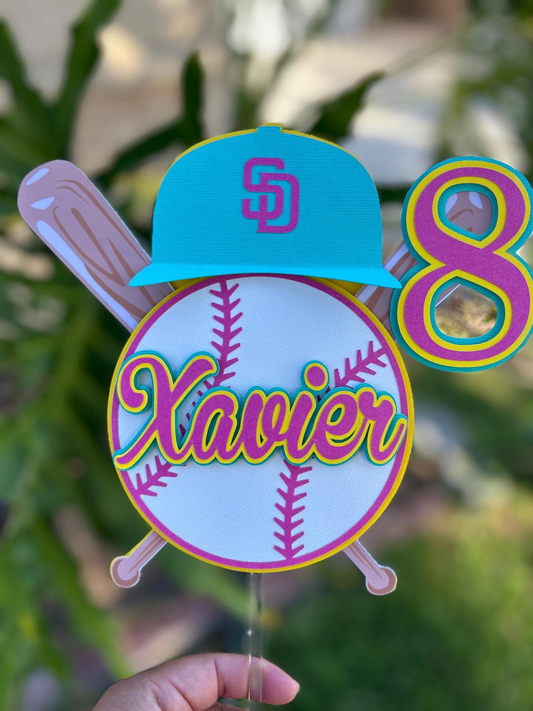San Diego City Padres Cake Topper | Padres Cake Topper | San Diego ...