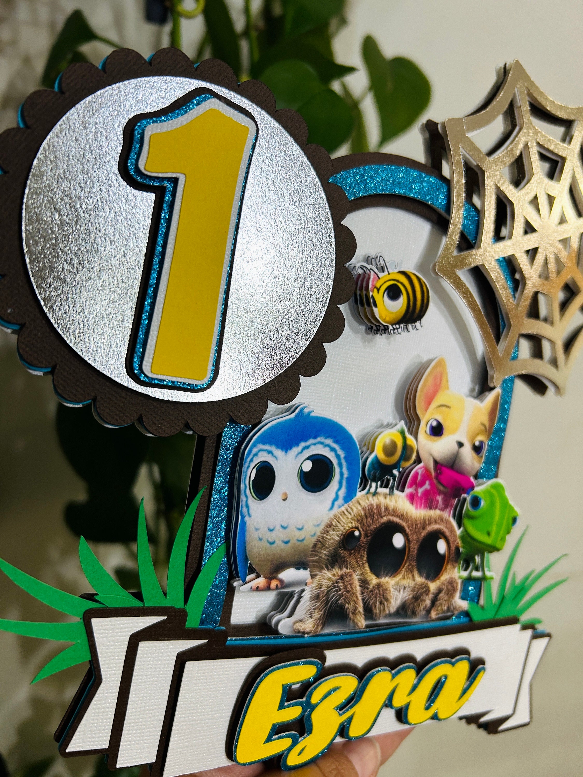 Lucas the Spider Cake Topper | Lucas Birthday | Spider and Friends Cake ...