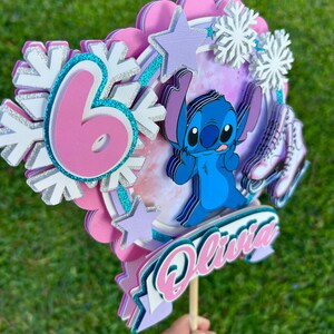 Stitch Inspired Cake Topper Stitch Birthday Lilo and Stitch Party ...