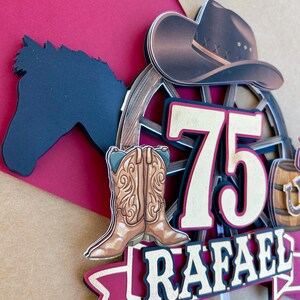 Cowboy Cake Topper | Western Themed Cake Topper | Cowboy Party ...