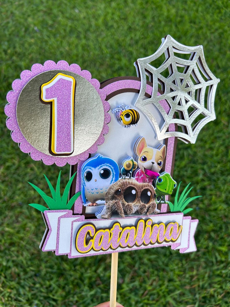 Lucas the Spider Cake Topper | Lucas Birthday | Spider and Friends Cake ...