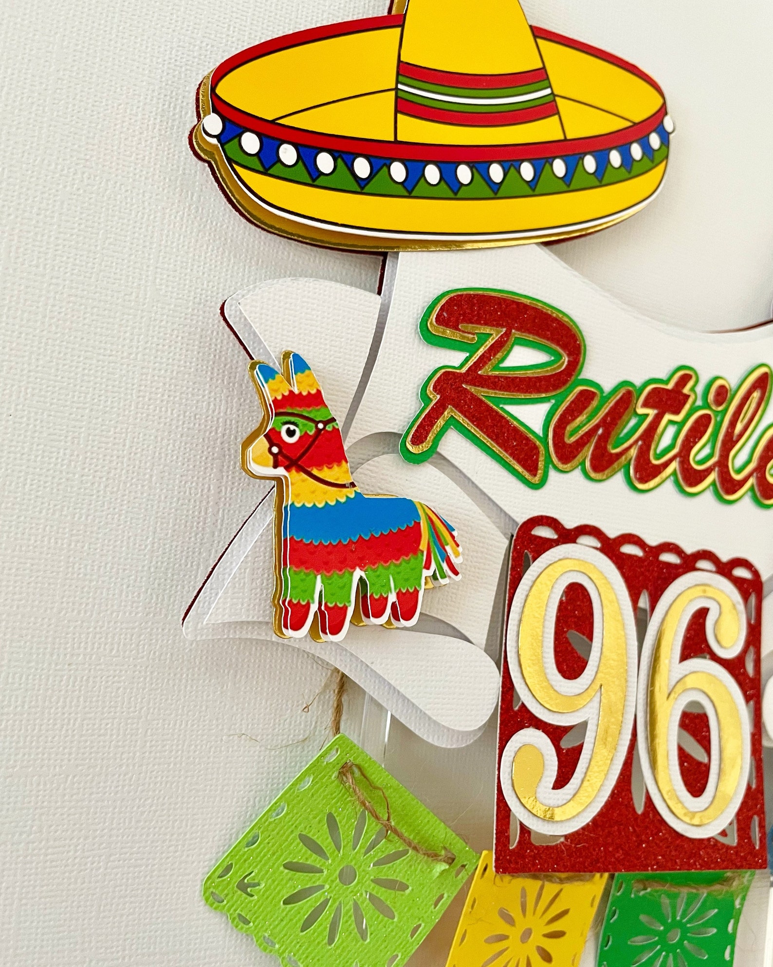 Mexican Cake Topper Fiesta Cake Topper Piñata Cake Topper - Etsy