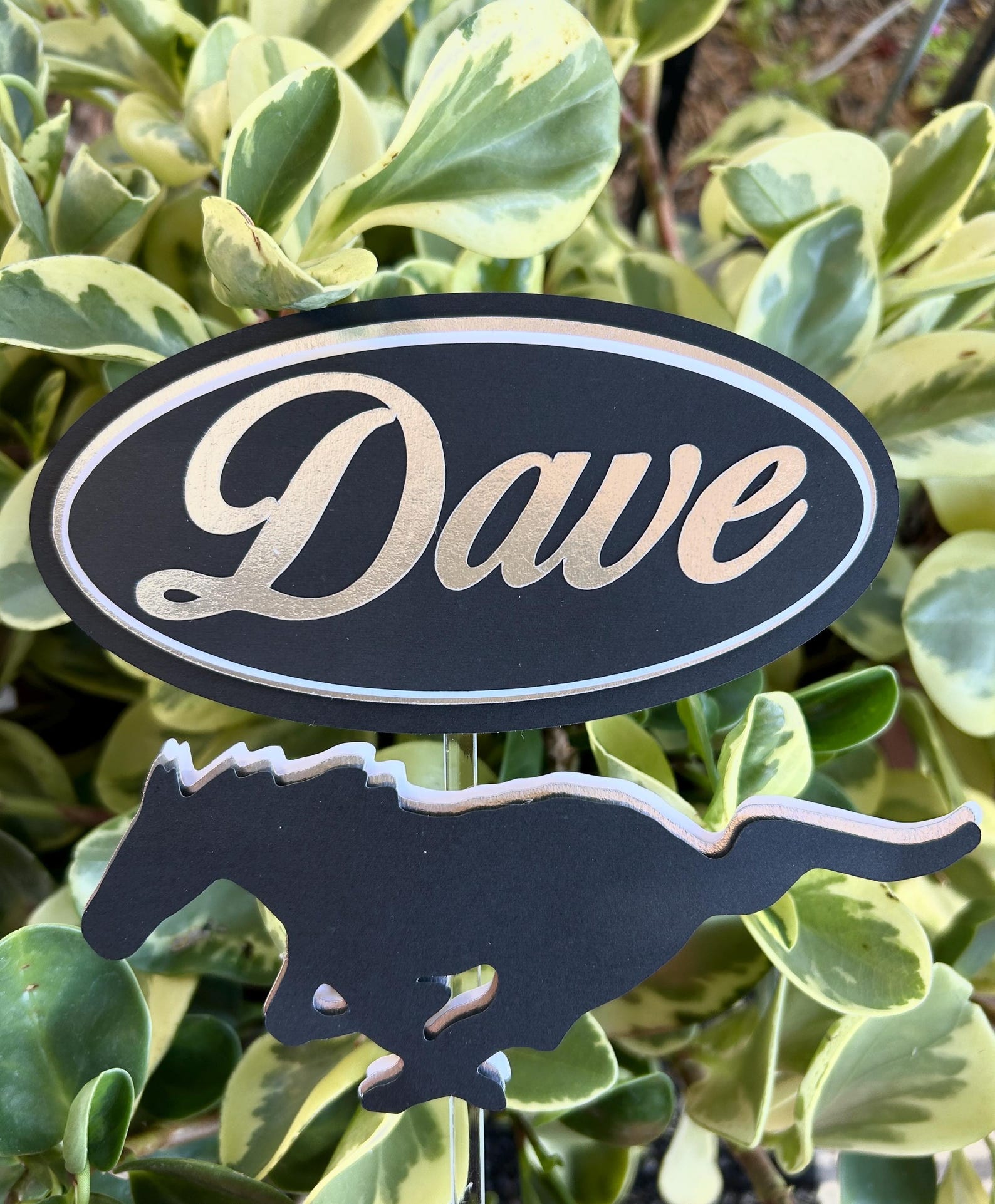 Inspired Mustang Cake Topper | Inspired Ford Cake Topper | Car Cake ...