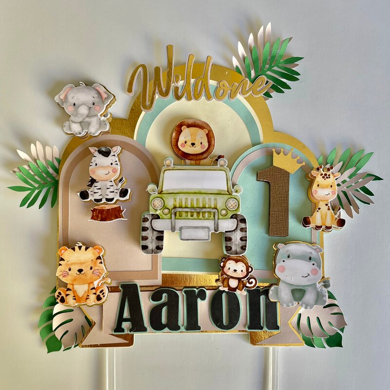 Wild One Cake Topper - Etsy