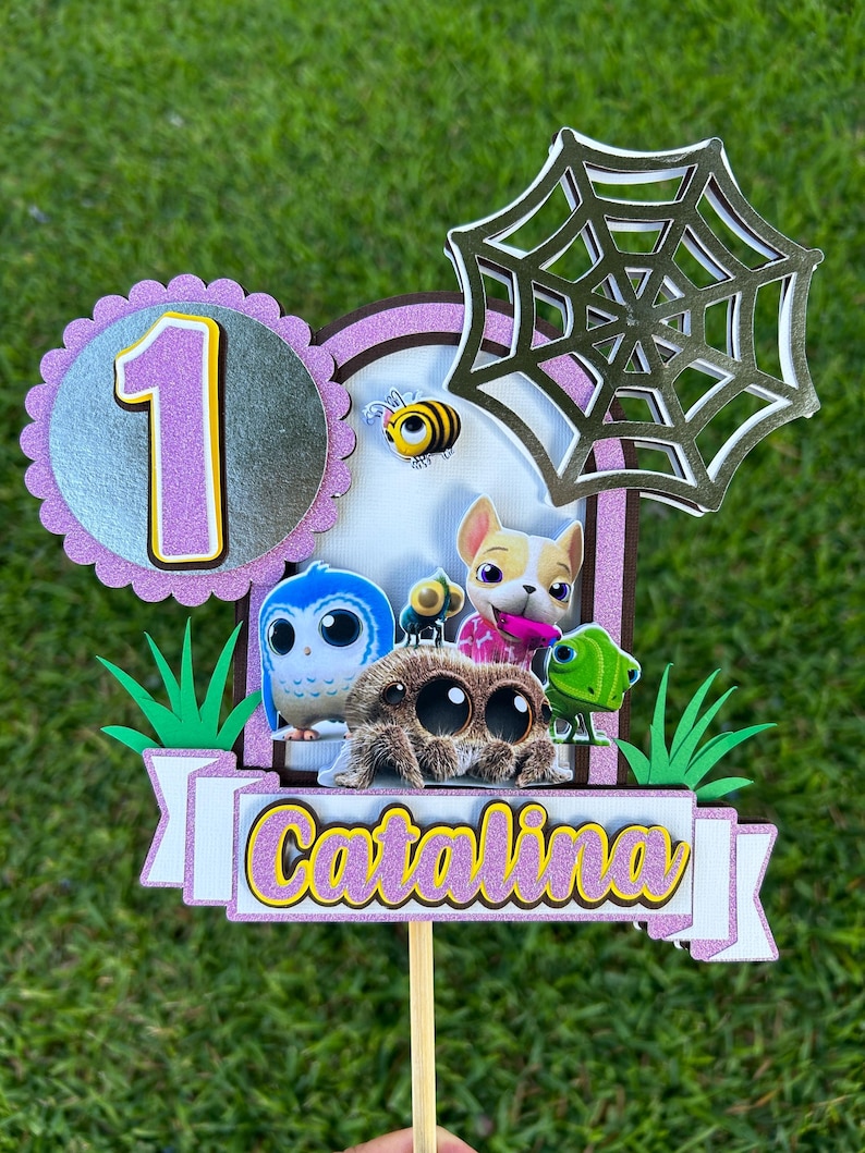 Lucas the Spider Cake Topper | Lucas Birthday | Spider and Friends Cake ...