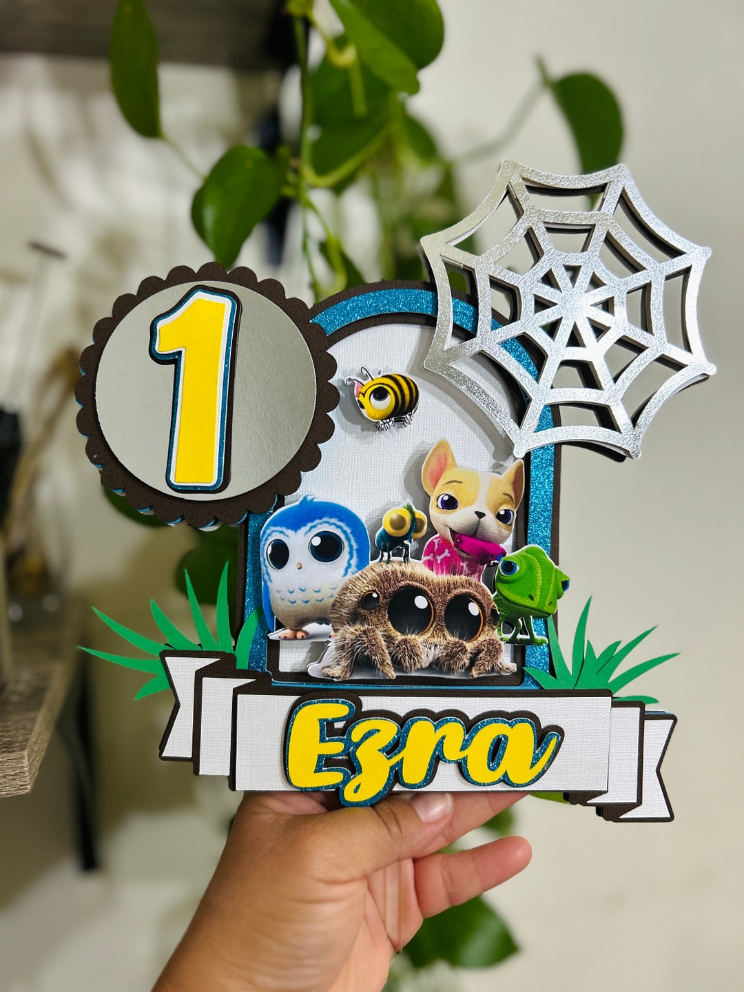 Lucas the Spider Cake Topper | Lucas Birthday | Spider and Friends Cake ...