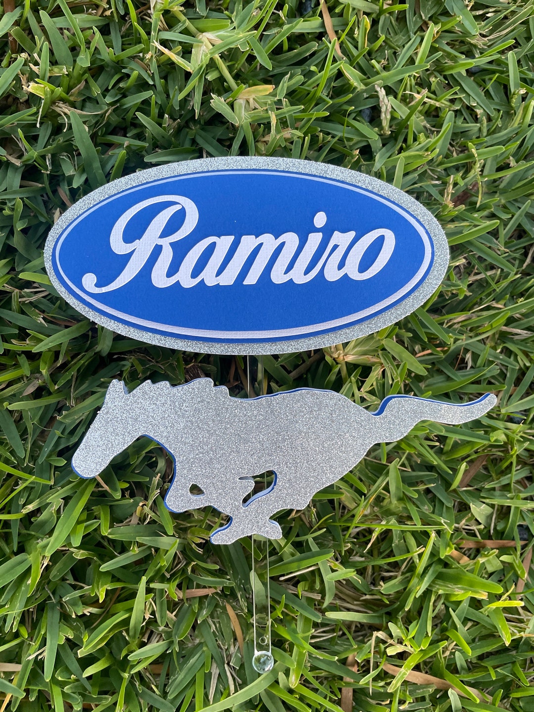 Inspired Mustang Cake Topper | Inspired Ford Cake Topper | Car Cake ...