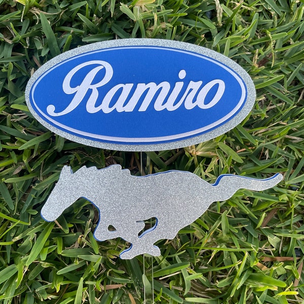 Ford Mustang Cake Topper - Etsy
