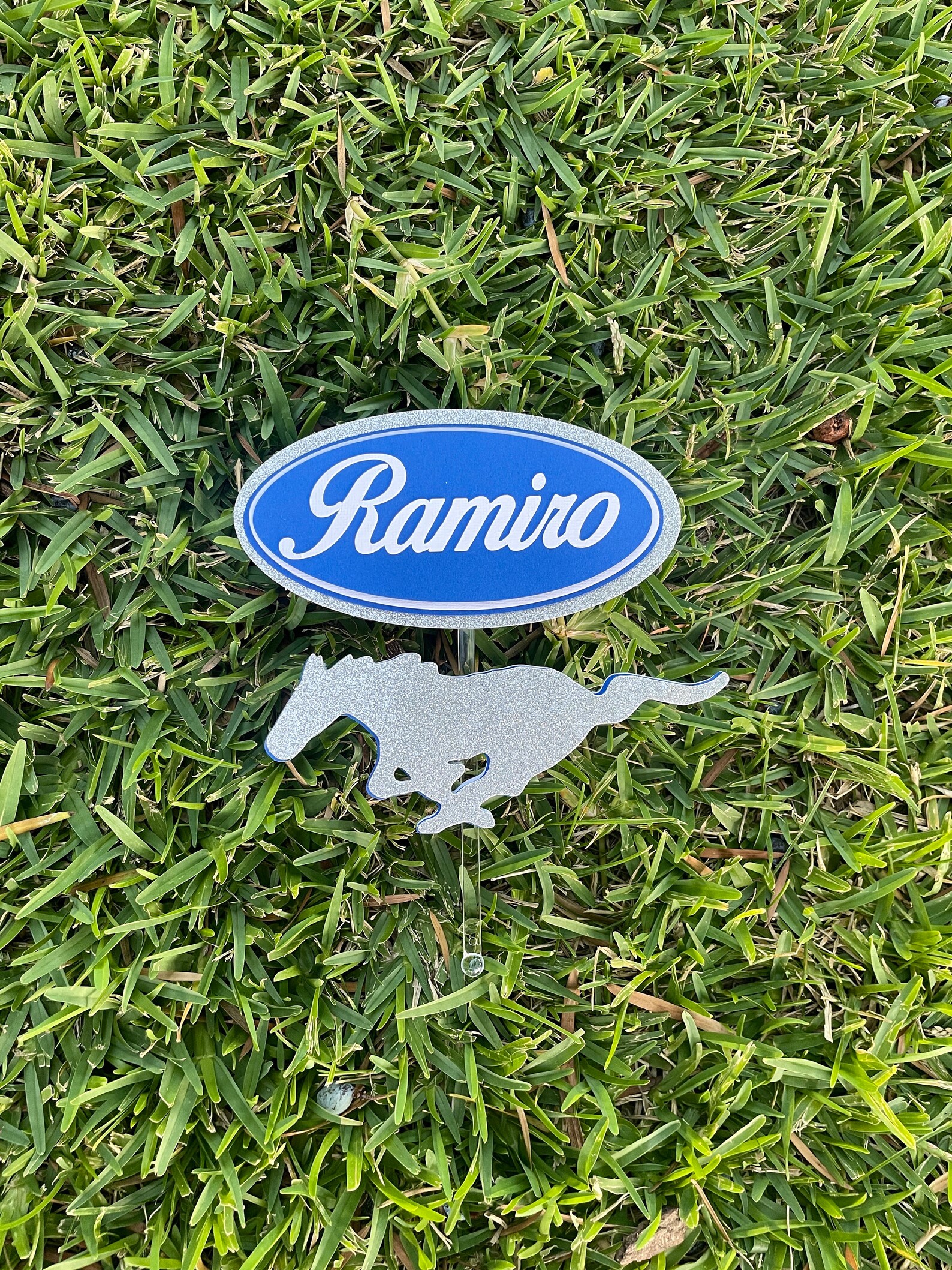 Inspired Mustang Cake Topper | Inspired Ford Cake Topper | Car Cake ...