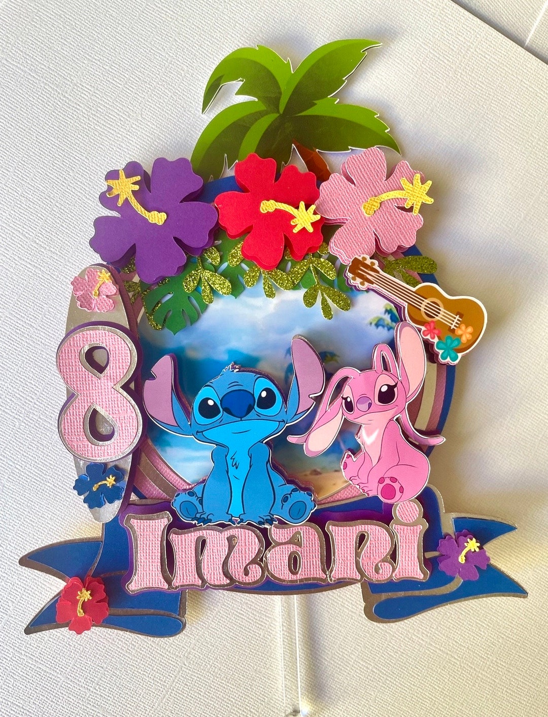 Lilo and Stitch Cake Topper | Lilo and Stitch Birthday | Lilo and ...