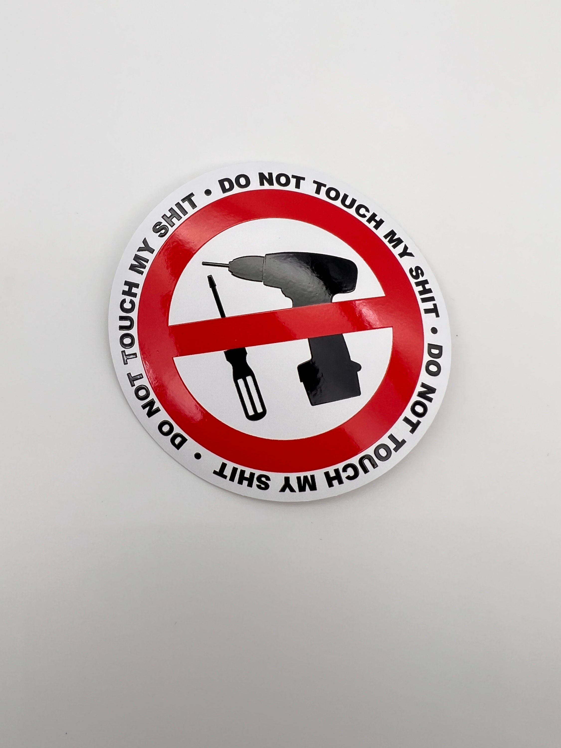 DO NOT TOUCH My Tools Sticker 3 - Etsy
