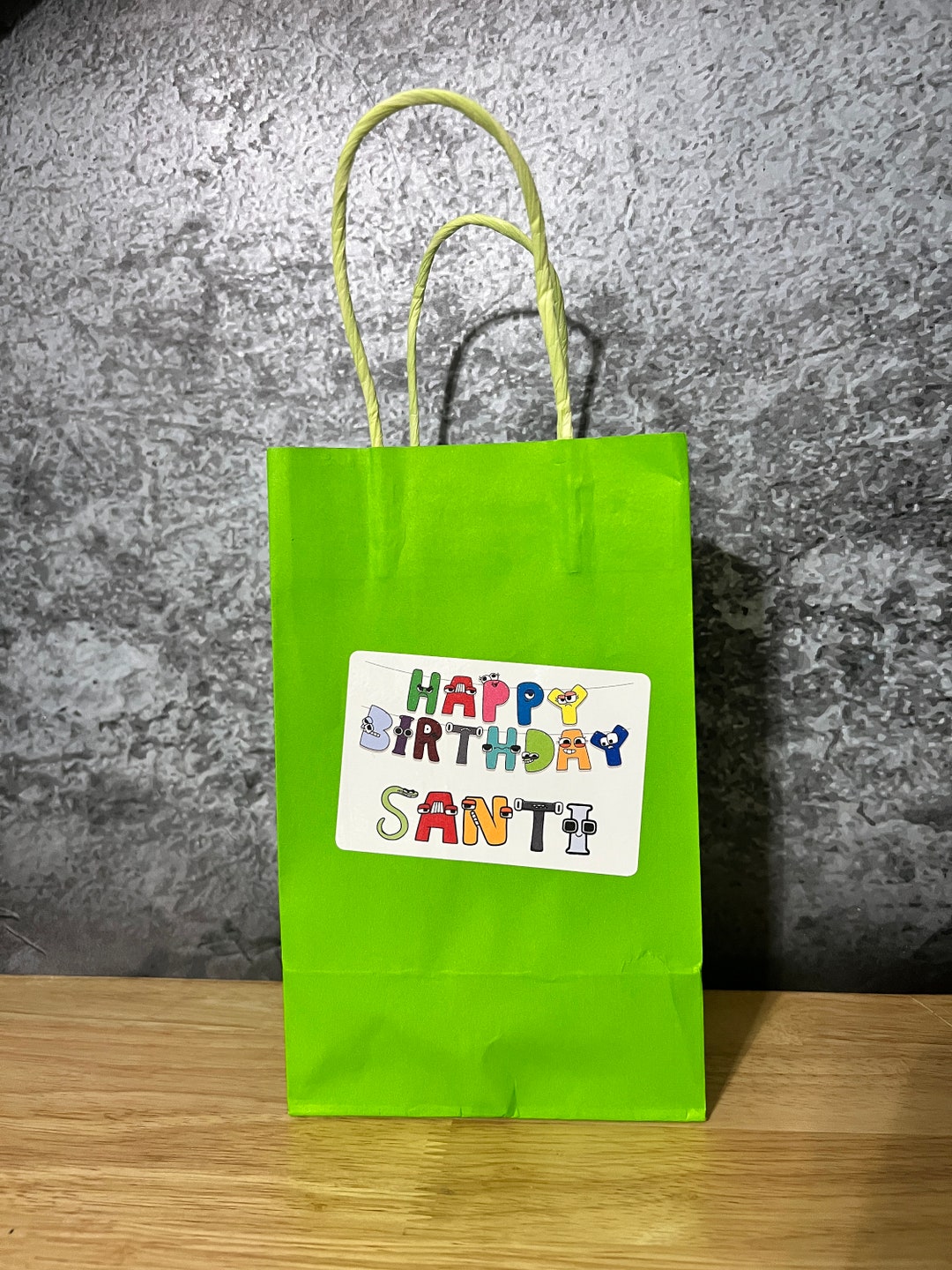 Alphabet Lore Custom Candy Bag Stickers - Etsy