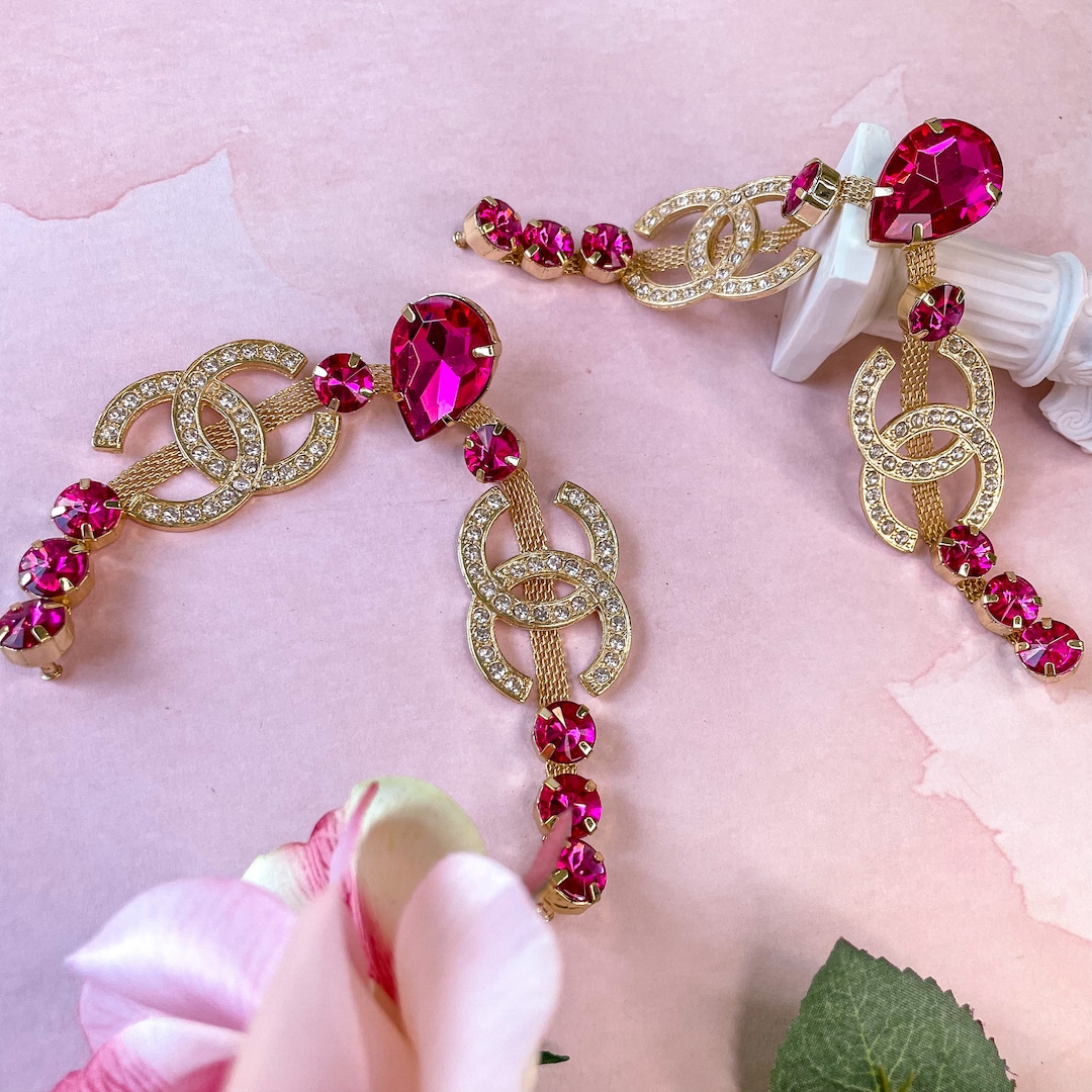Clips for Sandals, Applique to Decorate Flip Flops, Chain of Rhinestone ...