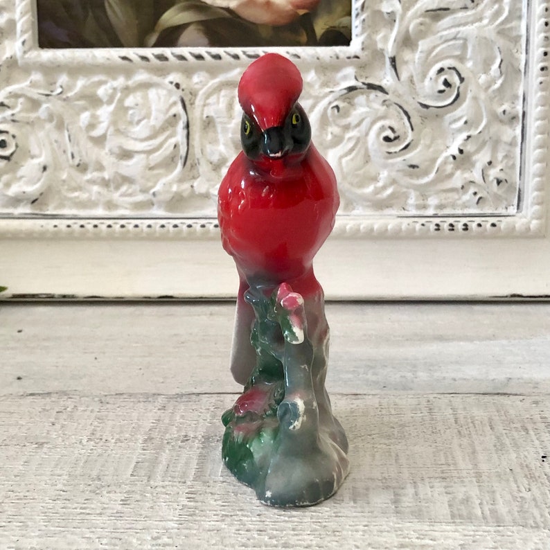 Mid Century Hand Painted Porcelain Cardinal Japan - Etsy