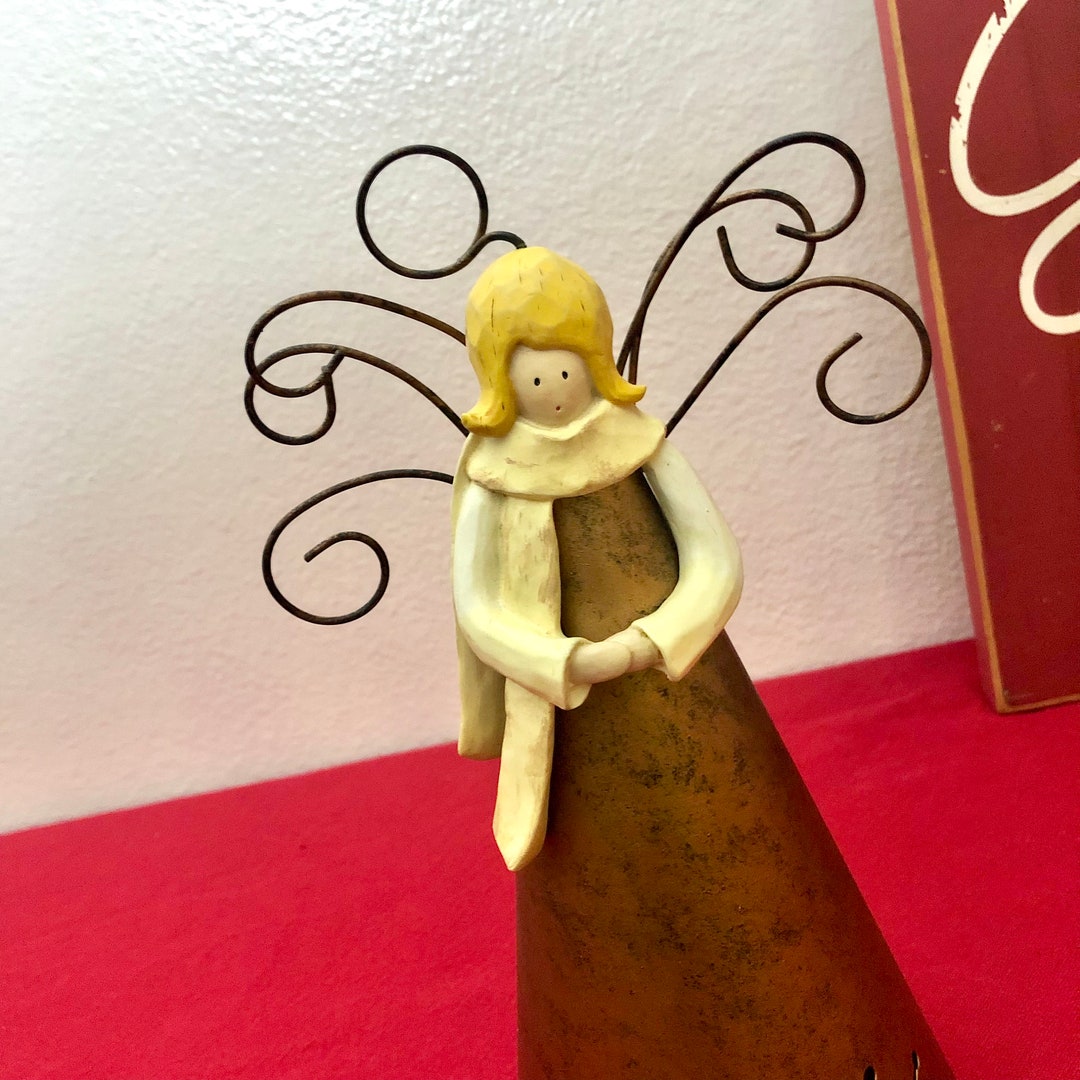 Vintage Russ Berrie 10 Metal Tree Topper - Etsy
