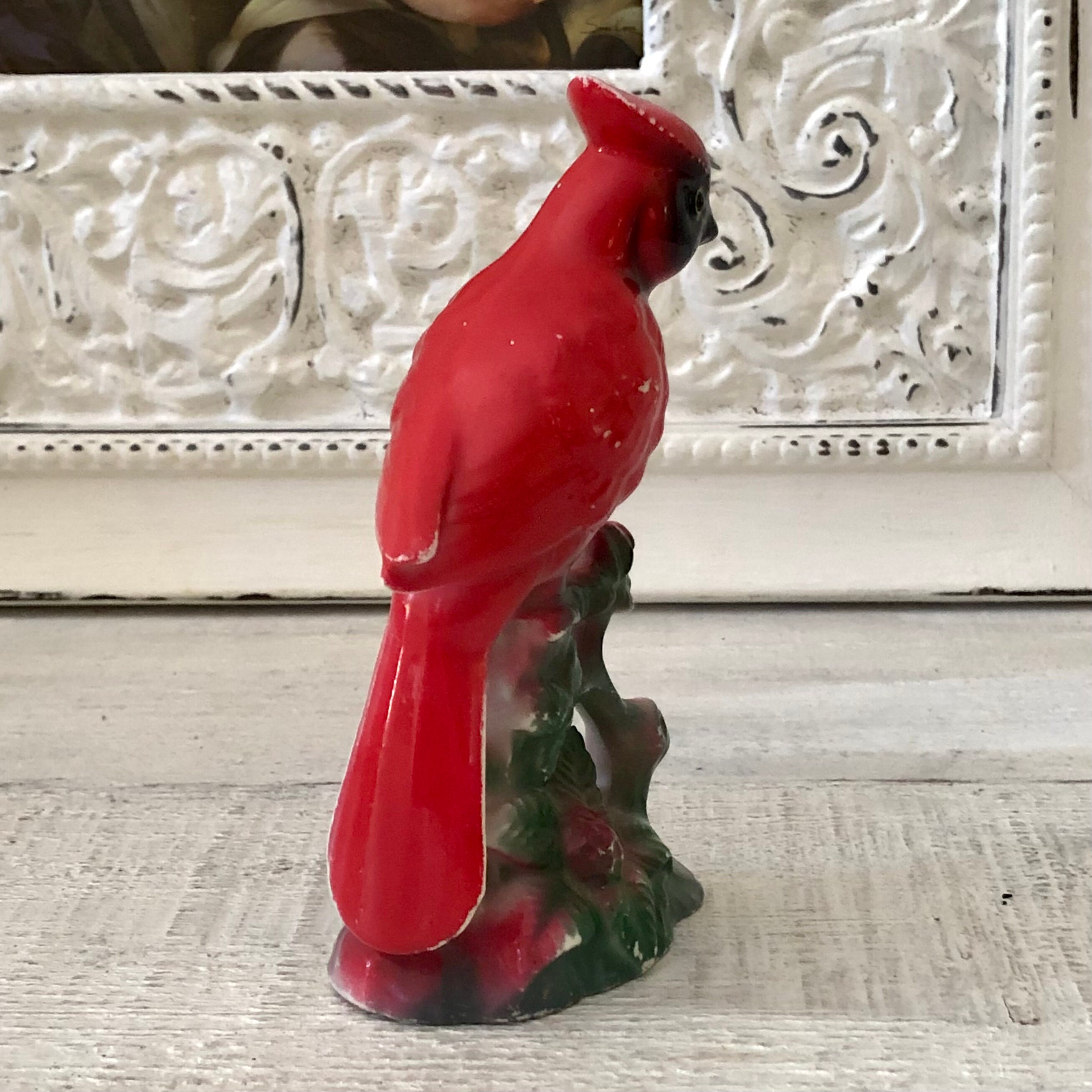 Mid Century Hand Painted Porcelain Cardinal Japan - Etsy