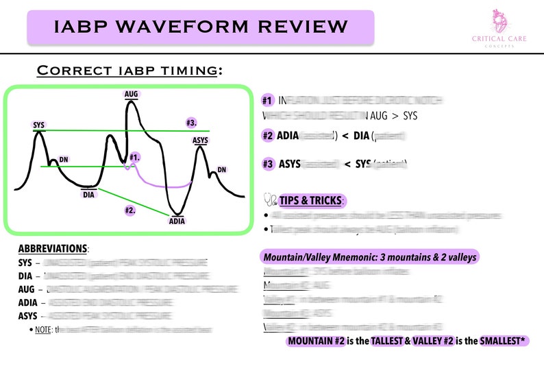 IABP Waveforms DIGITAL DOWNLOAD - Etsy