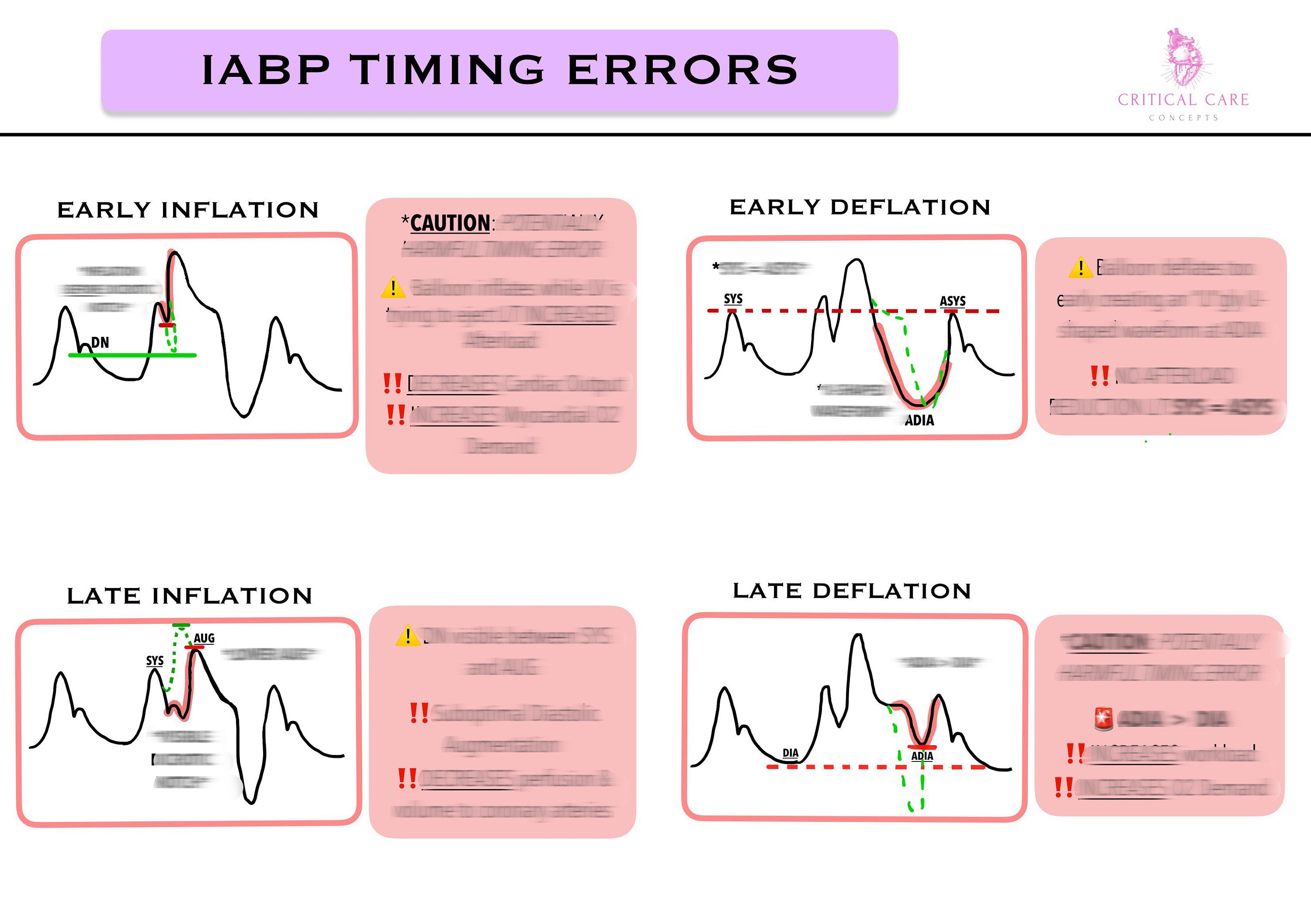 IABP Waveform & Timing Errors ICU Nurse Reference Sheet - Etsy IABP Waveform & Timing Errors ICU Nurse Reference Sheet - Etsy