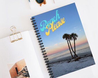 Palm Tree Notebook - Etsy