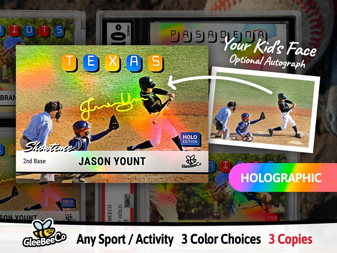 Showtime Custom Card for Kids & Teens - Personalize Your Holographic ...