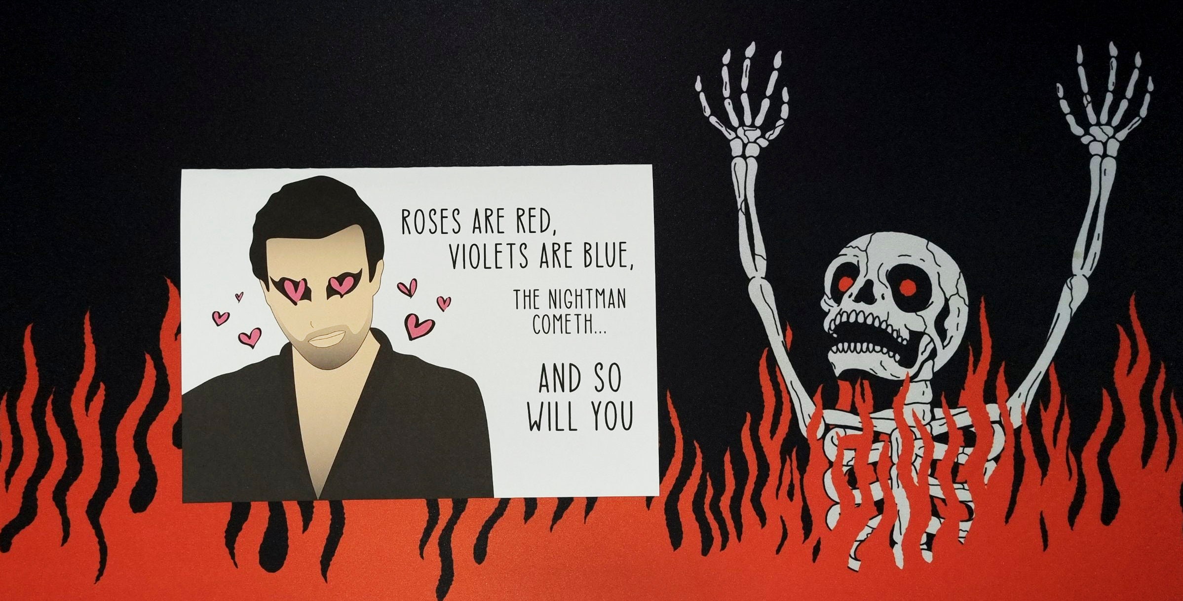Nightman Cometh Iasip Cards Mac Birthday Anniversary Etsy