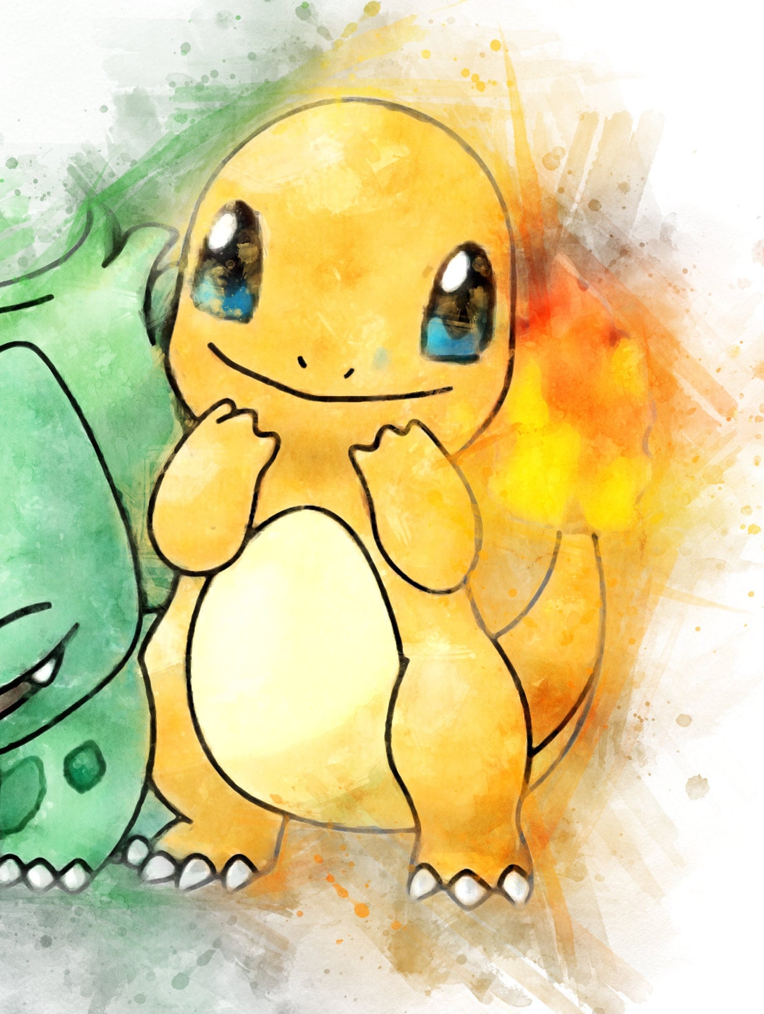 Kanto 3 Pokémon Watercolor Print A5 A4 A3 A2 A1 A0 Etsy Australia