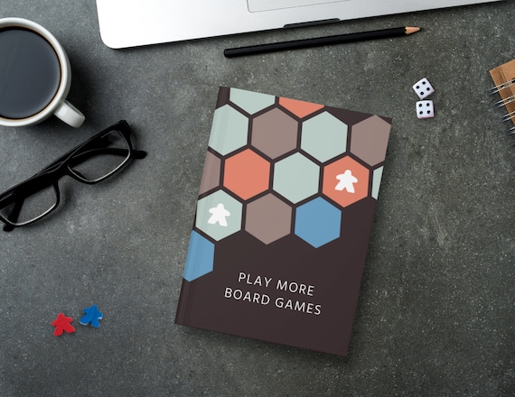 Board Game Score Book Matte Hardcover Notebook Board Game - Etsy