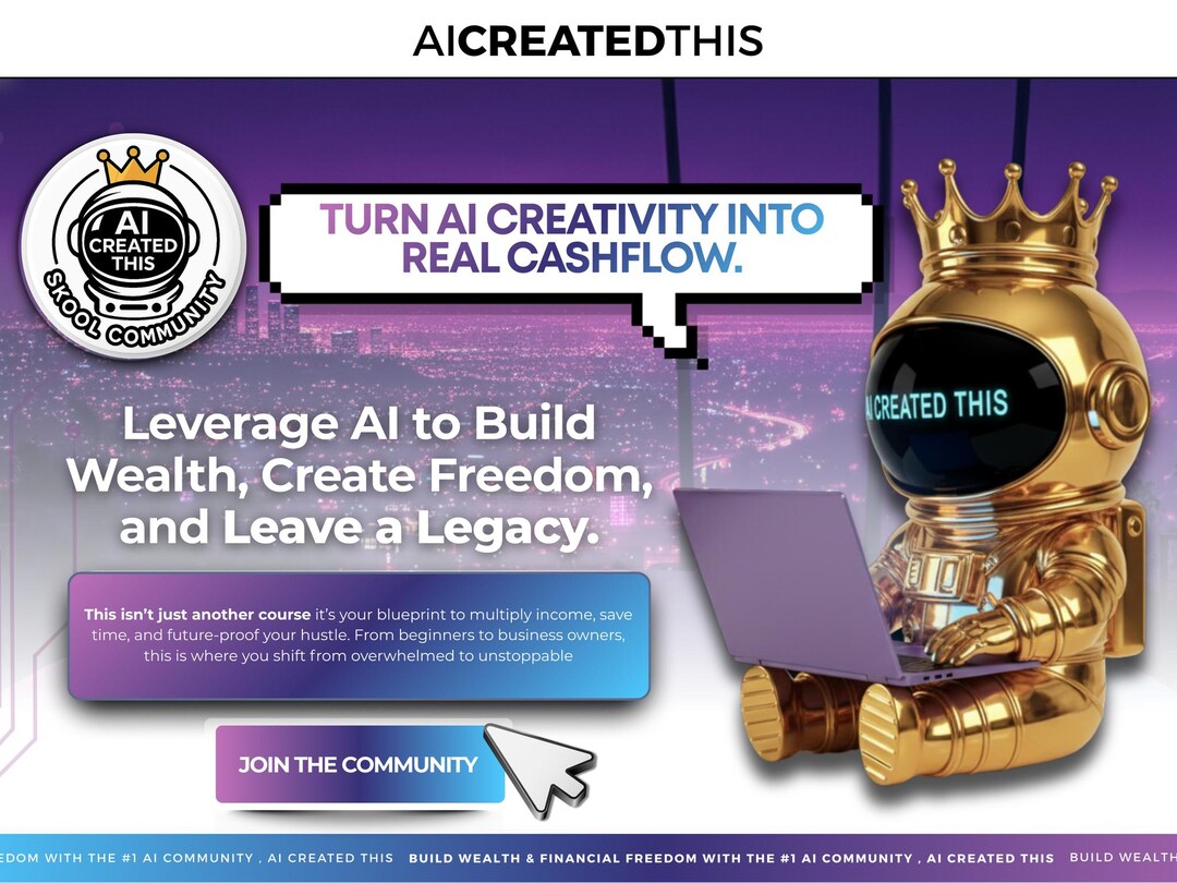 AI Created This Skool Community, Learn AI Tools, AI Hustles, Content ...