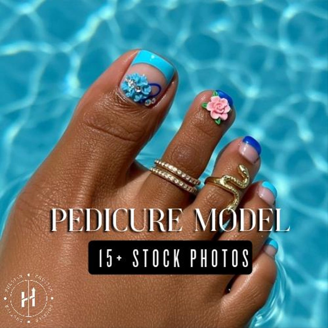 AI Pedicure Model, Stock Photos, Aesthetic Foot & Nail Images, Faceless ...