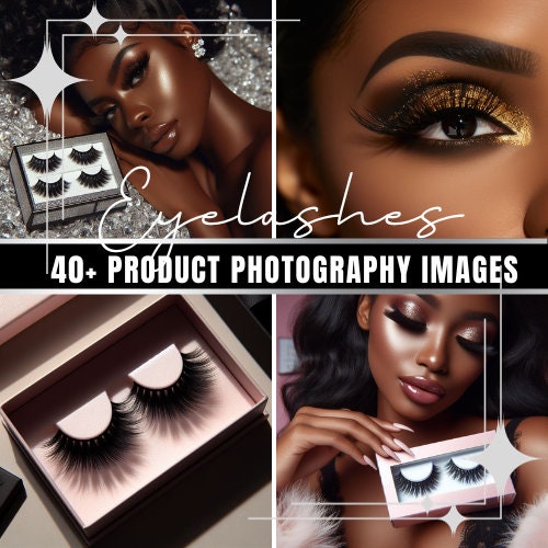 Mink Eyelashes Beauty Stock Images INSTANT DOWNLOAD Melanin Stock ...