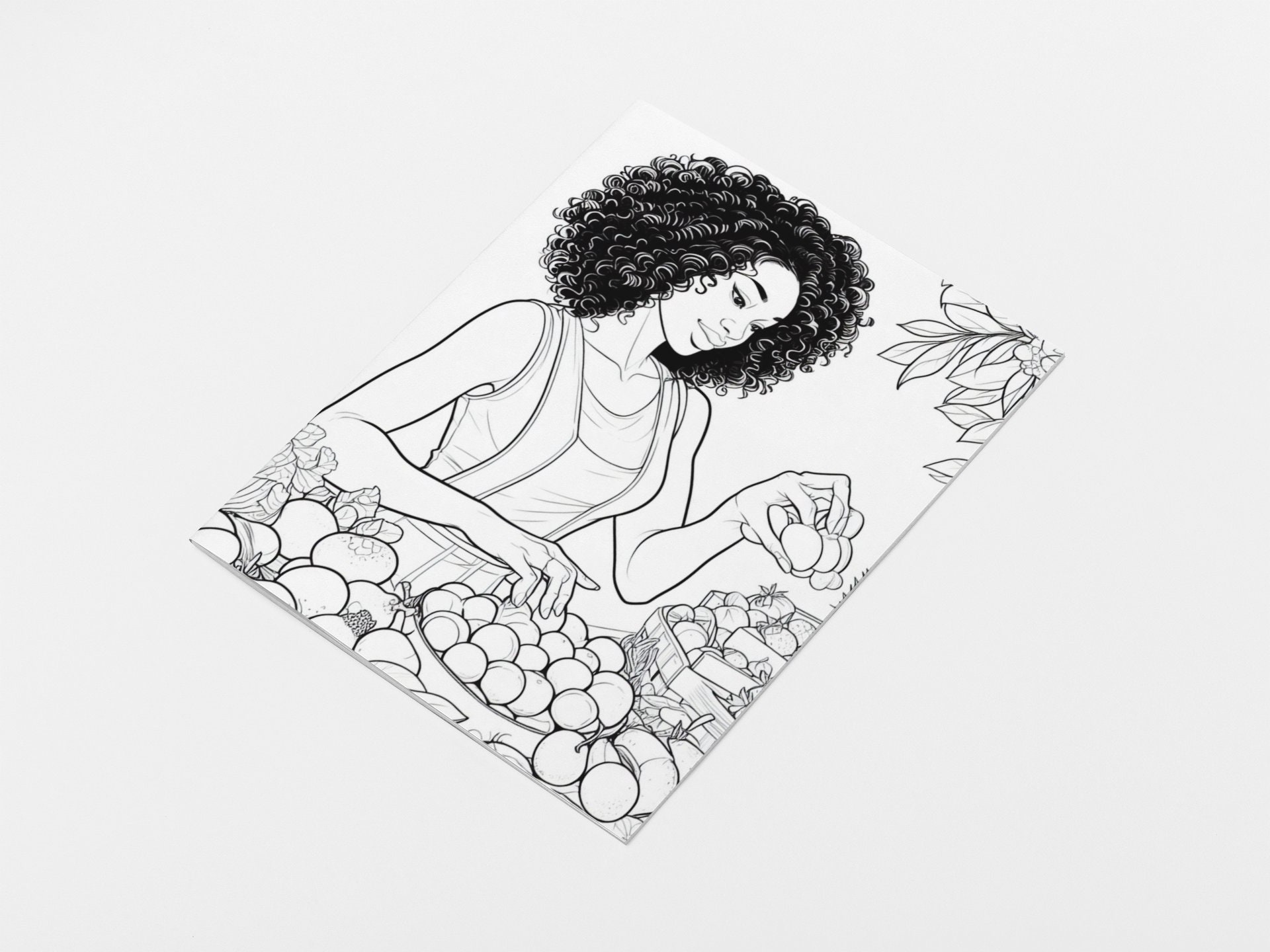 20 Self Care Coloring Pages Instant Download African American Art