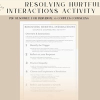 Couples Therapy Exercises Session Ideas for Therapists Relationship ...