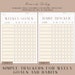 Simple Weekly Goals Checklist Handout PRINTABLE | Weekly Worksheet PDF ...