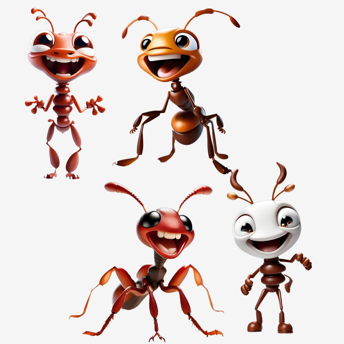 Funny Ants Clipart - Download Here and Join the Laughter! PNG, Cartoon ...