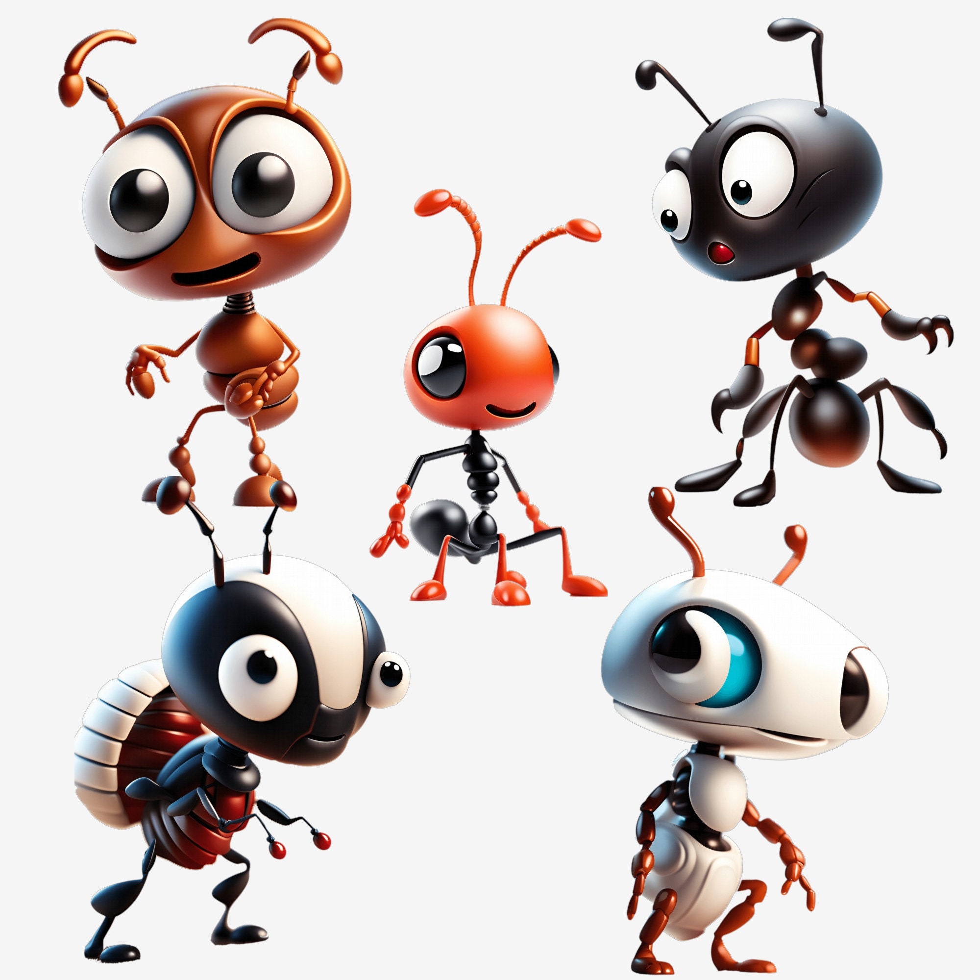 Funny Ants Clipart - Download Here and Join the Laughter! PNG, Cartoon ...
