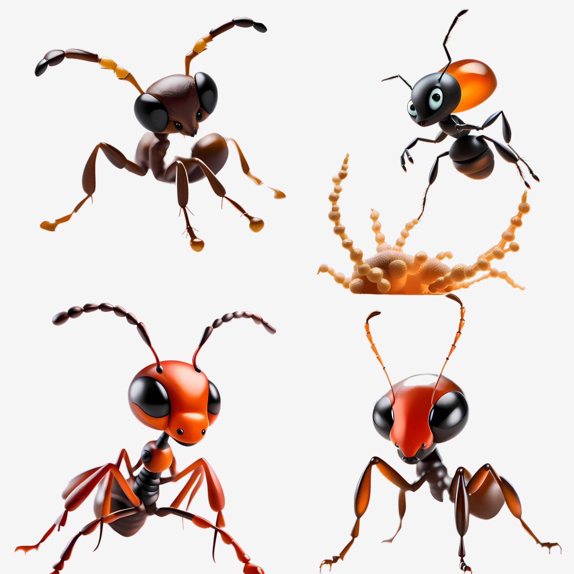 Funny Ants Clipart Download Here and Join the Laughter PNG - Etsy Australia