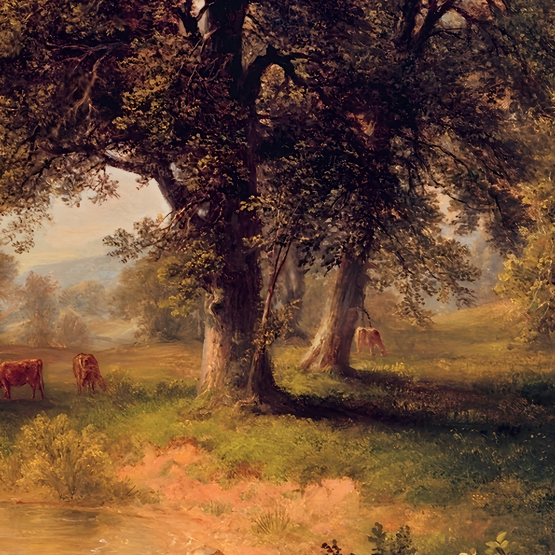 Summer Afternoon, Asher Brown Durand, Wall Art, Direct Download and ...