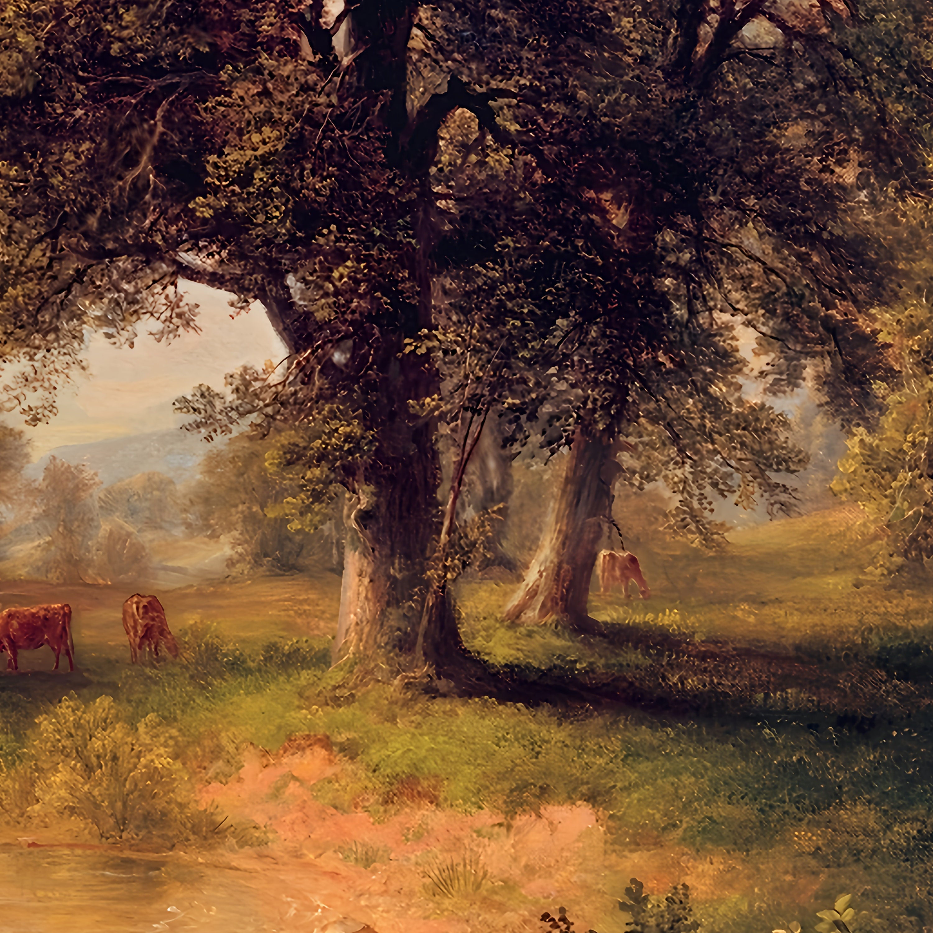 Summer Afternoon, Asher Brown Durand, Wall Art, Direct Download and ...