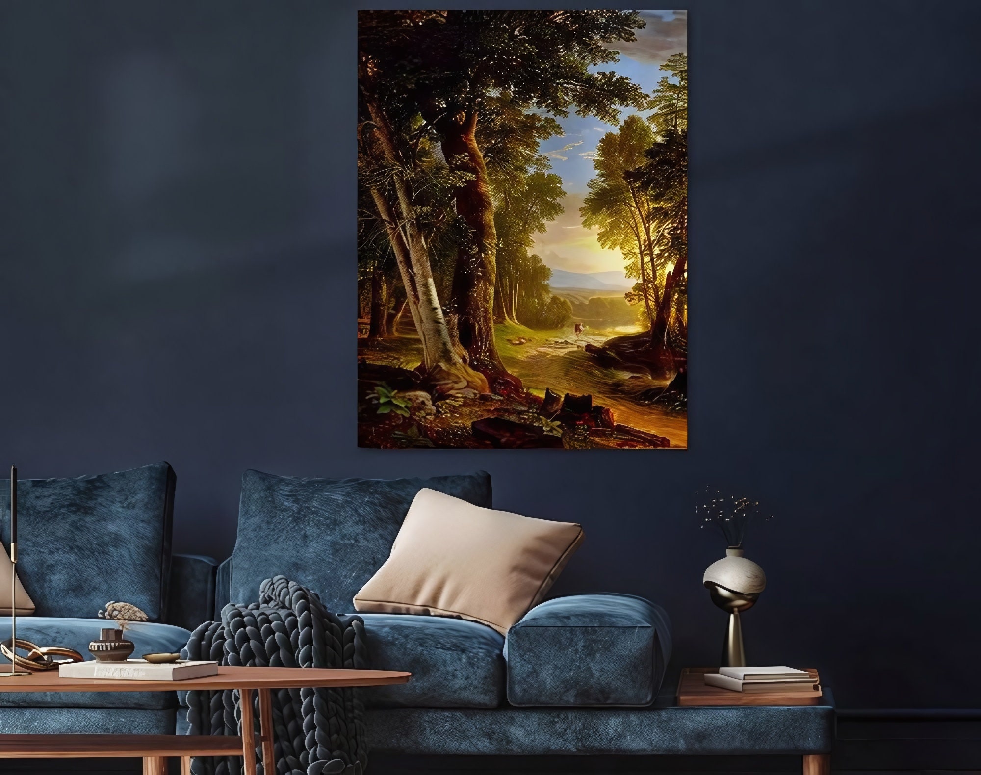 The Beeches, Asher Brown Durand, Gemälde auf Poster - Etsy.de