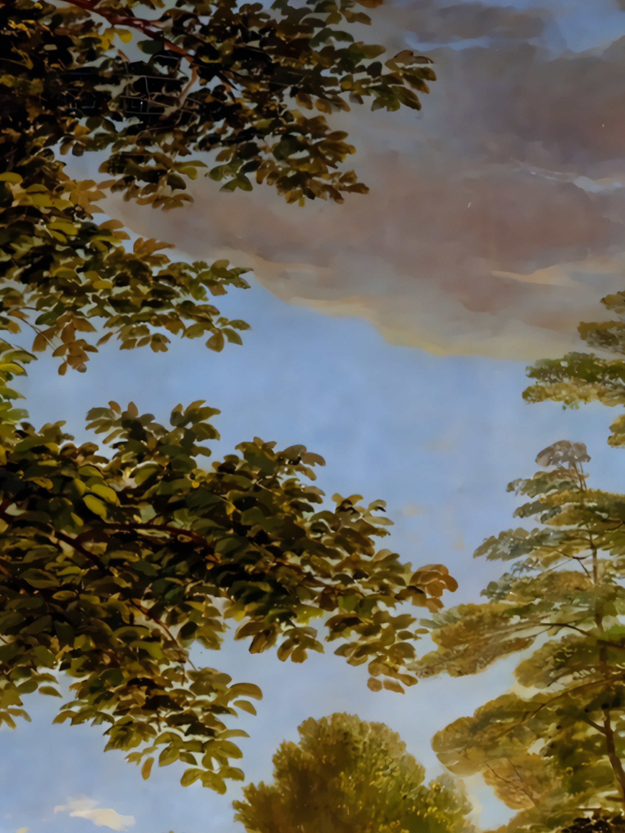 The Beeches, Asher Brown Durand, Gemälde auf Poster - Etsy.de