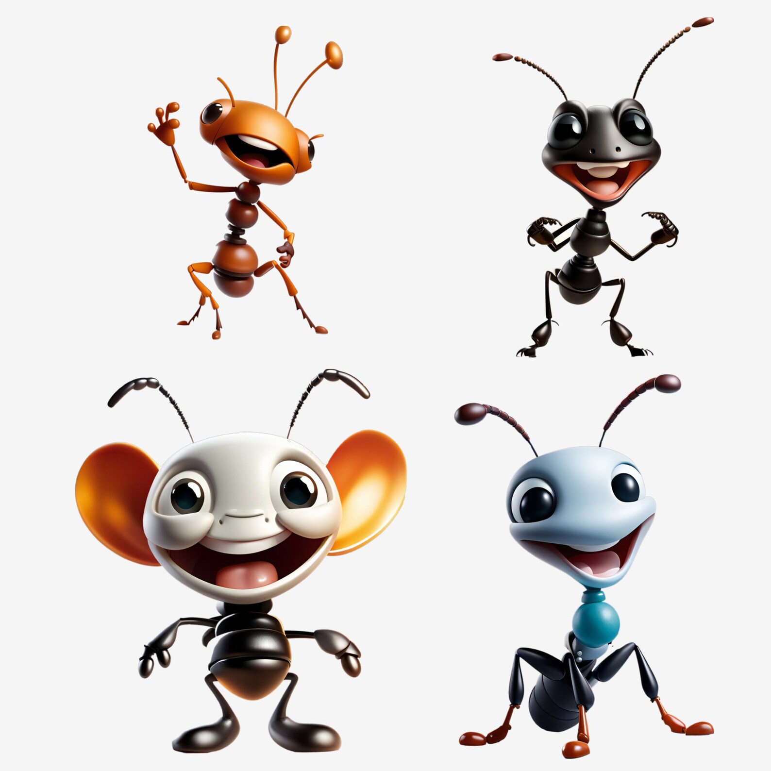 Funny Ants Clipart - Download Here and Join the Laughter! PNG, Cartoon ...