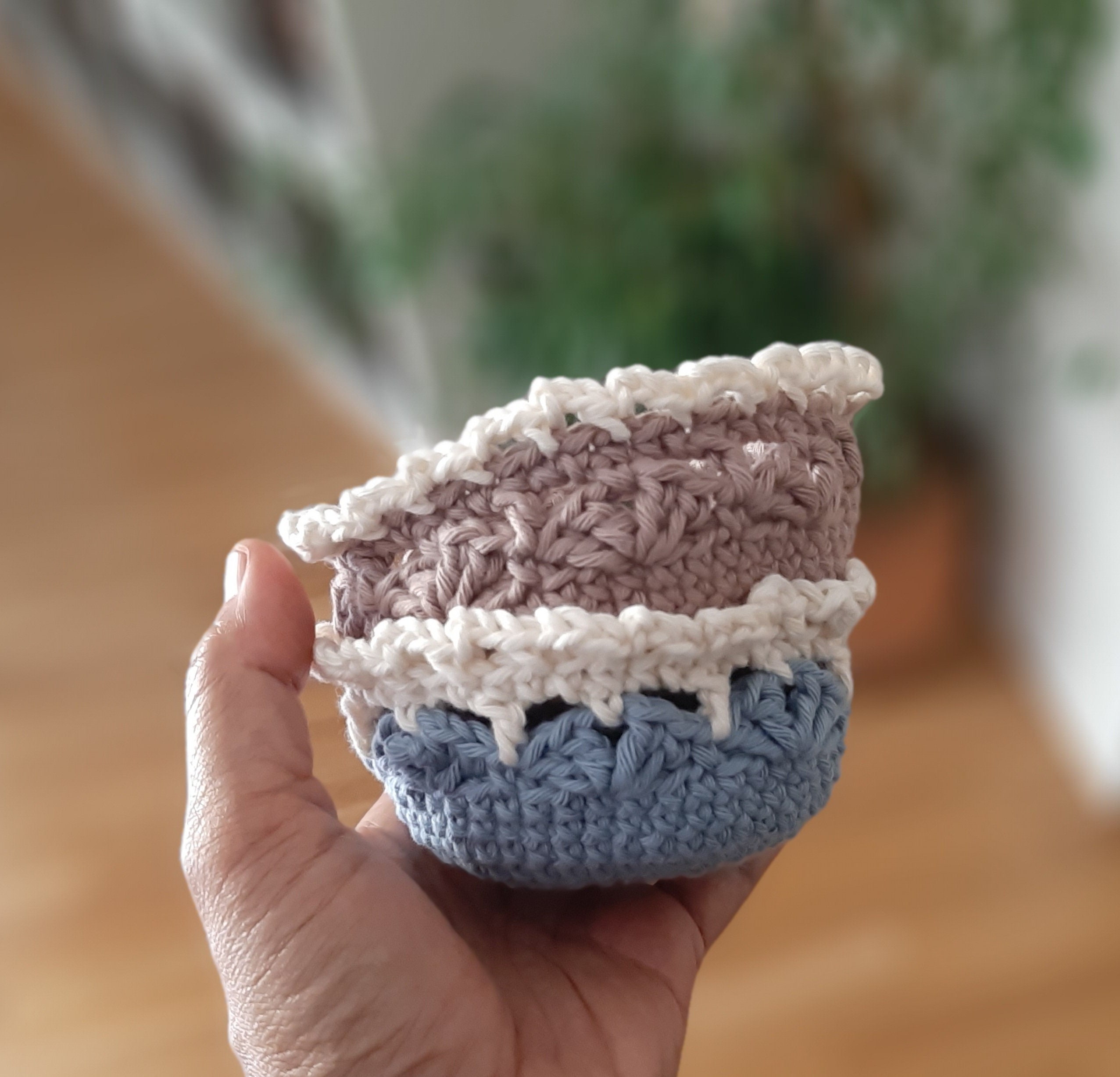 Handmade Crochet Jewelry Holder Jewellery Dish Ring Holder - Etsy