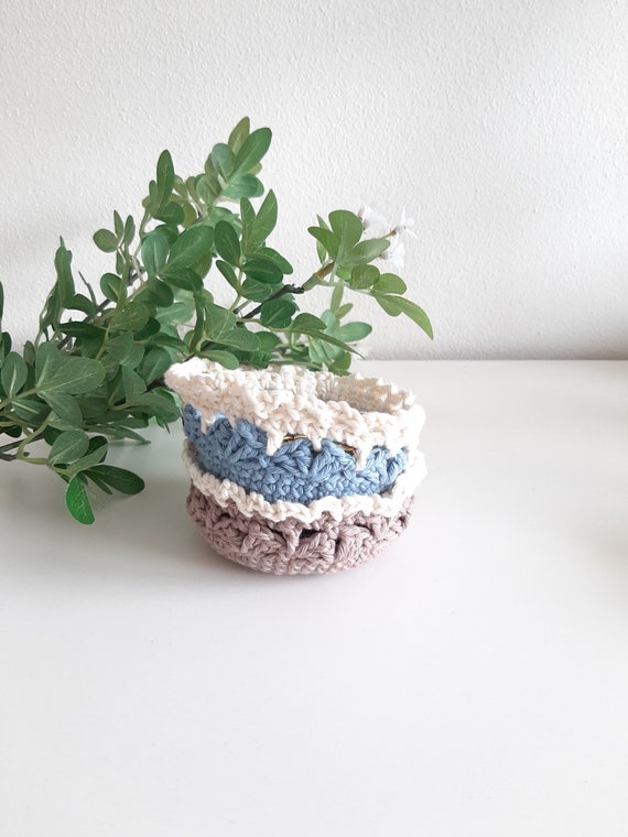 Handmade Crochet Jewelry Holder Jewellery Dish Ring Holder | Etsy