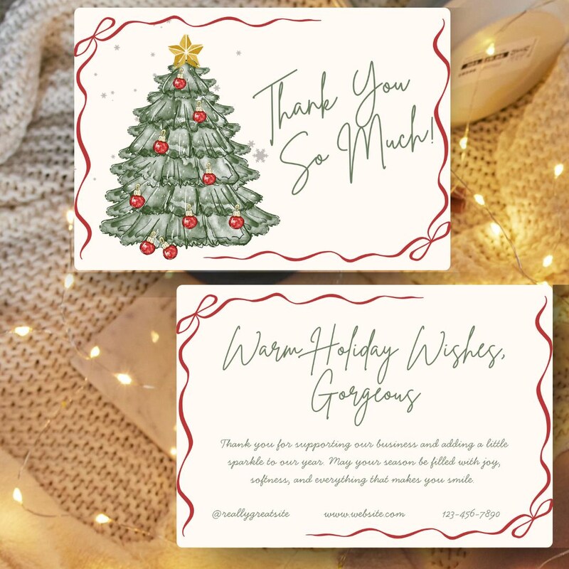 Server Thank You Cards - Etsy