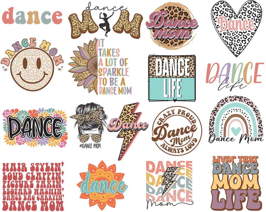 Dance Mom Svg Png Bundle Dance Mom Life Mothers Day Crazy Proud Always ...