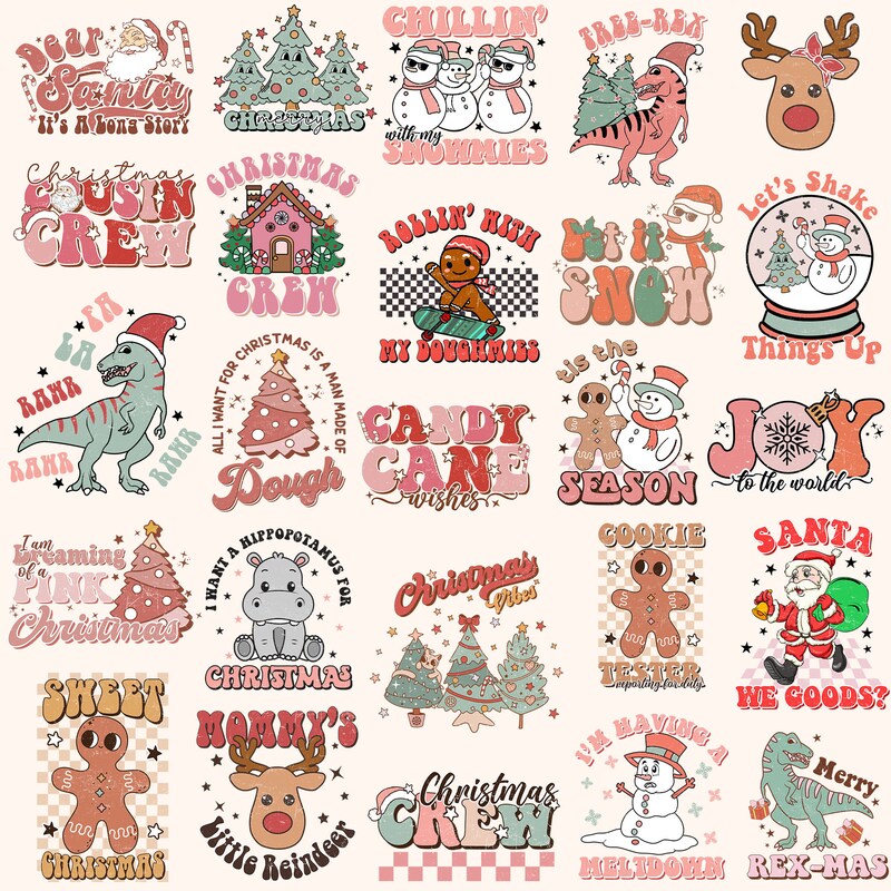 Kids Christmas Svg - Etsy