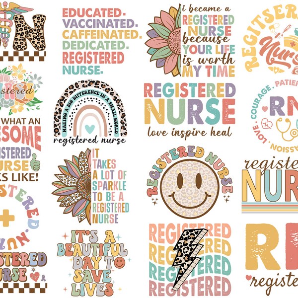 Registered Nurse Svg - Etsy
